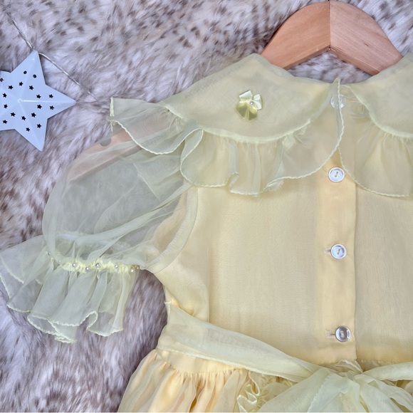 Lida | Dresses | Vintage Lida California Pageant Girl Mellow Yellow ...